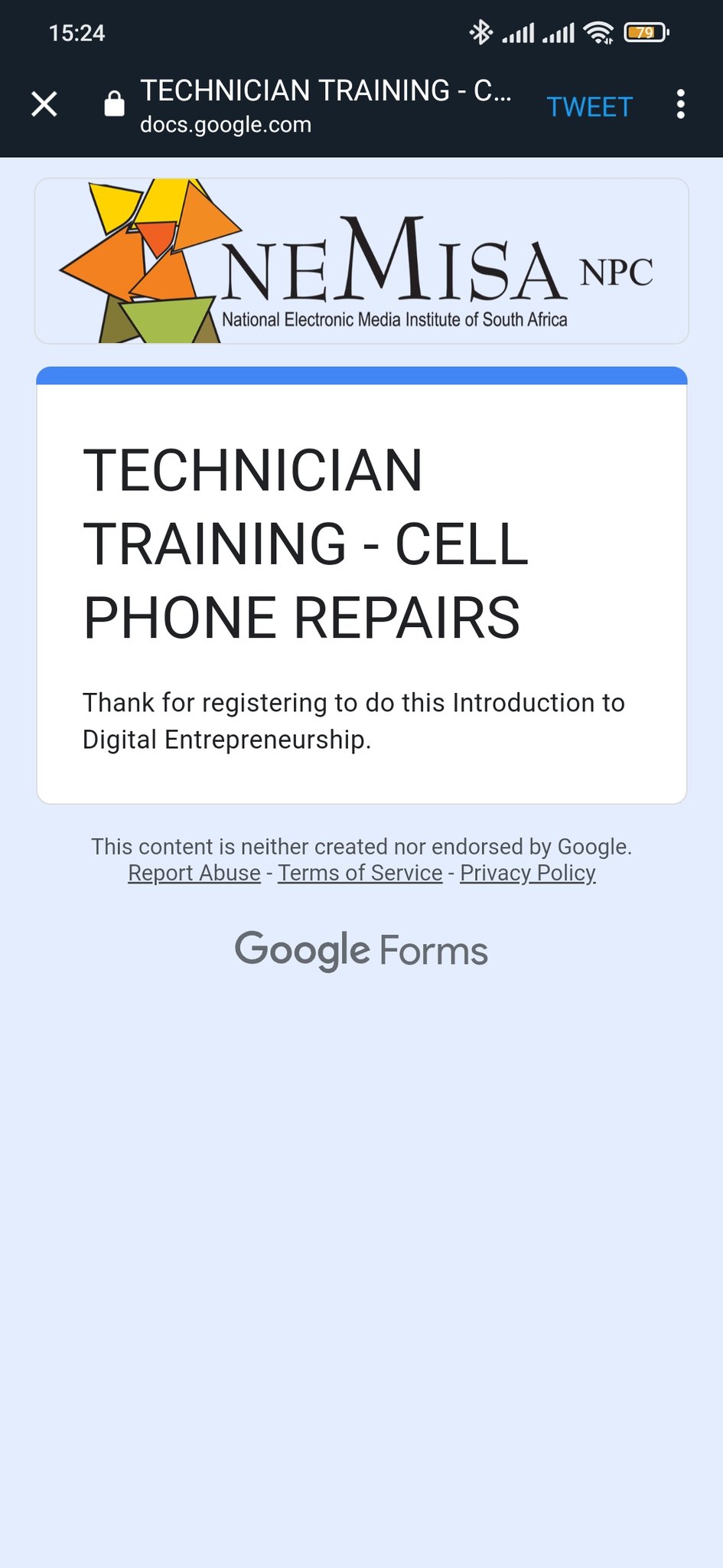 NYDARSA on Twitter: "Cellphone Repairs training. NEMISA presents a skills training programme on ...