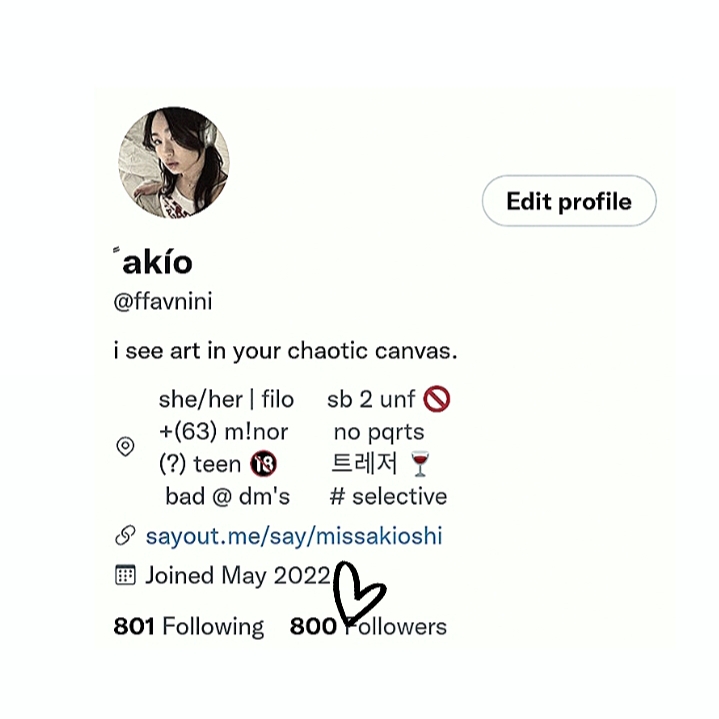 ً akío on Twitter: "before someone unfollows, happy 800k moots bff's !! more interactions with ...