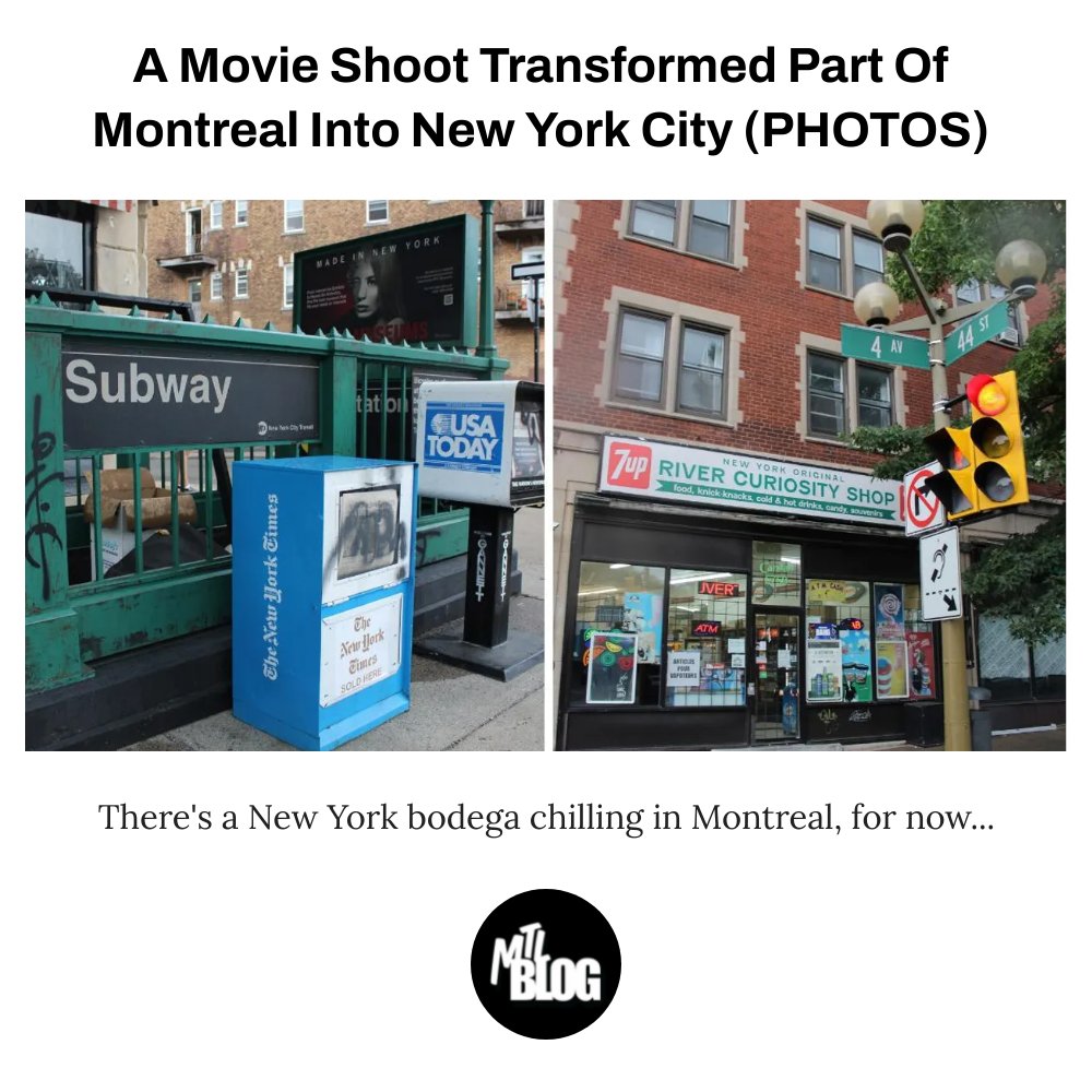 MTL Blog on Twitter: "A Movie Shoot Transformed Part Of Montreal Into New York City (PHOTOS ...