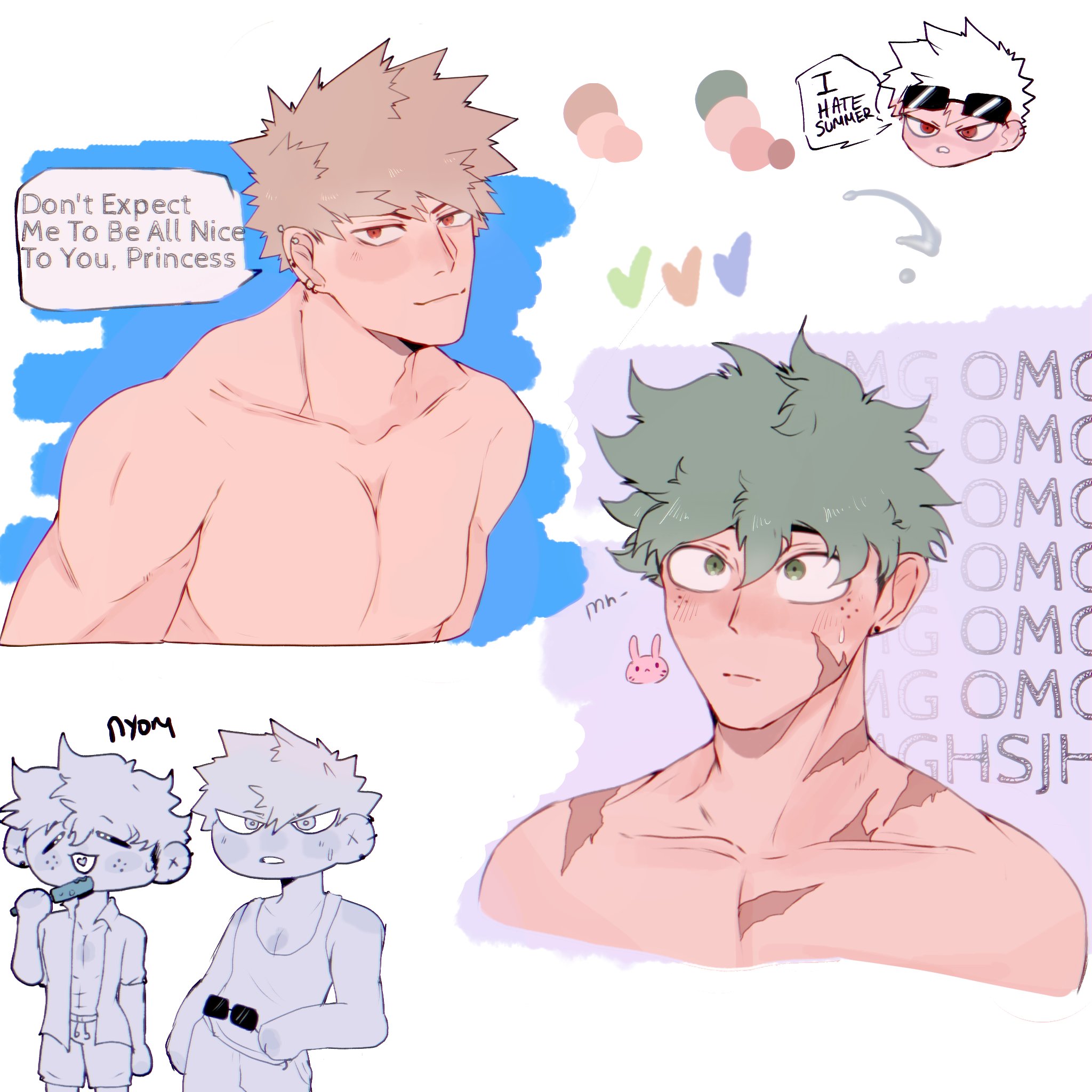 pochi¡•KTDK• on Twitter: "Summer time DKBK study page #dkbk #dekubaku #bakudeku #bkdk https://t ...