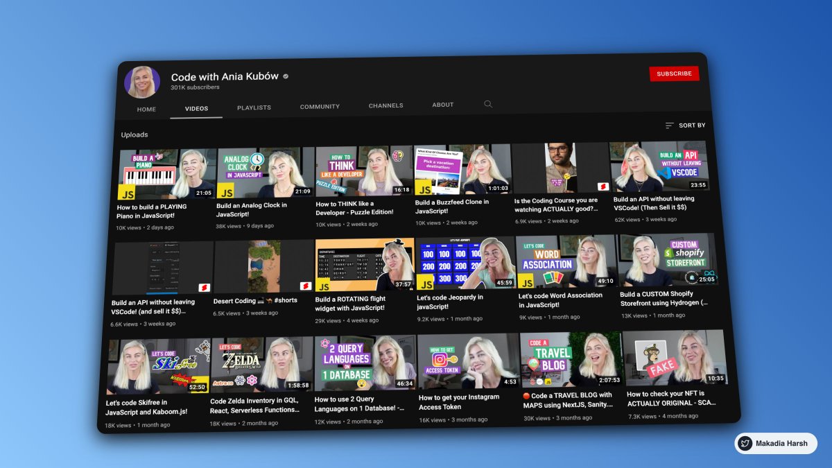 22 Best YouTube channels to learn web development for FREE ( you must ...