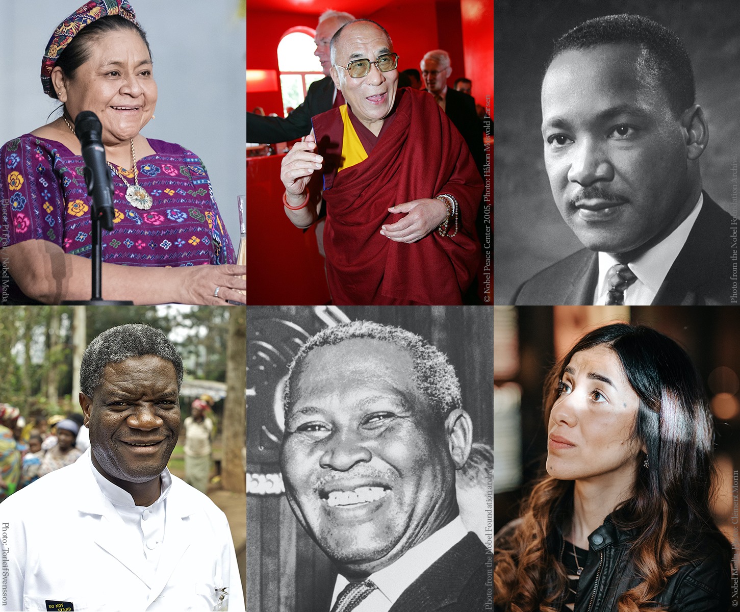 Nobel Peace Prize Winners Collage