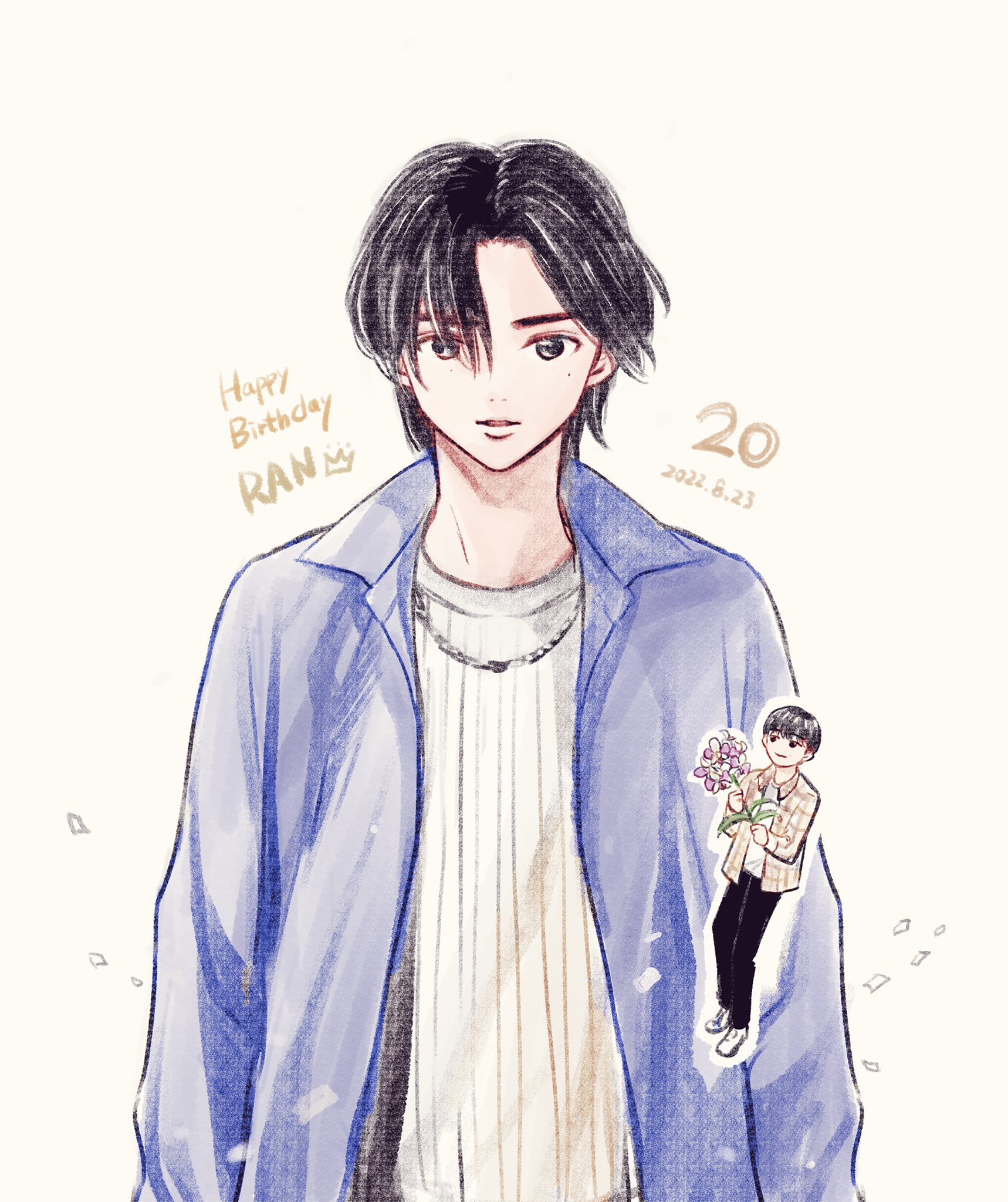 さんがつ on Twitter: "ランくん20歳の誕生日おめでとうございます👑 🎉 #HappyRANDay2022 #BMSG_RAN_20thBD #BMSGファンアート https ...