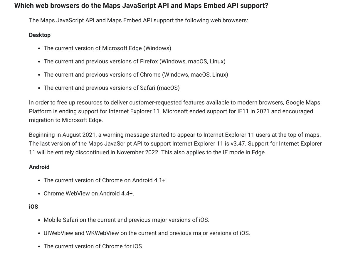 Google Maps Platform on Twitter: "🤔 Here's a question we get asked frequently. ↓ Which web ...