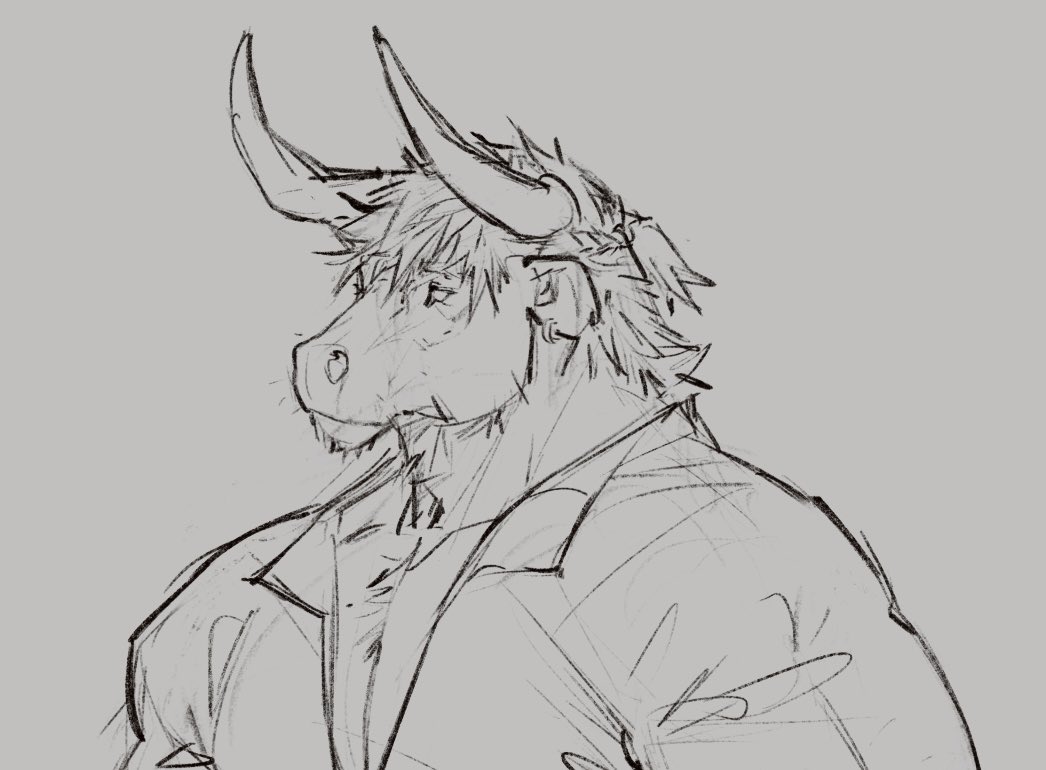 「My take on that bull guy from The Legend of Pipi. 😉 」Taran Fiddlerの漫画