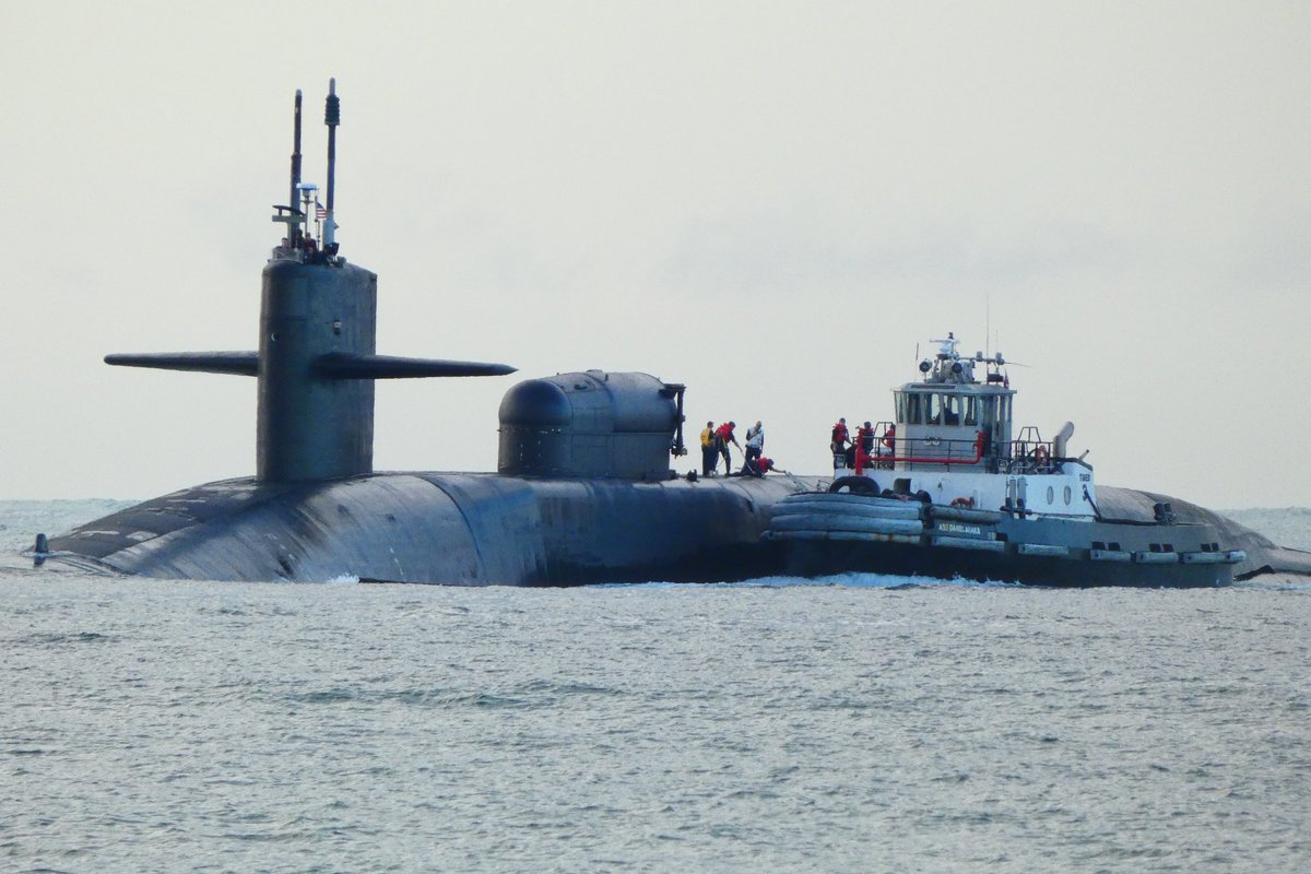 WarshipCam on Twitter: "USS Michigan (SSGN 727) Ohio-class nuclear guided missile submarine ...
