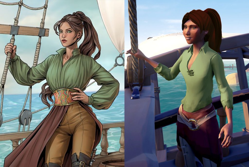 Sea Of Fashion on Twitter: "“Does anyone else want nicer ponytails in SOT?” posted by u/Lady ...