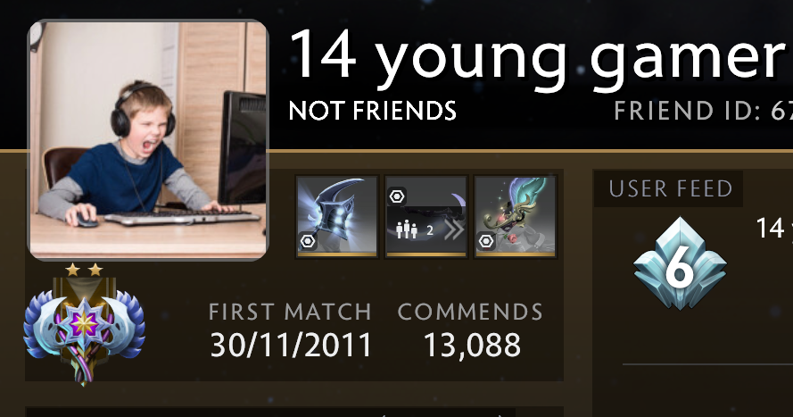Weird Dota Profiles on Twitter: "started playing as an infant #dota2 https://t.co/pjWKTxZrq3 ...