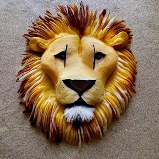 Animal inspired food art of a lion : r/StableDiffusion