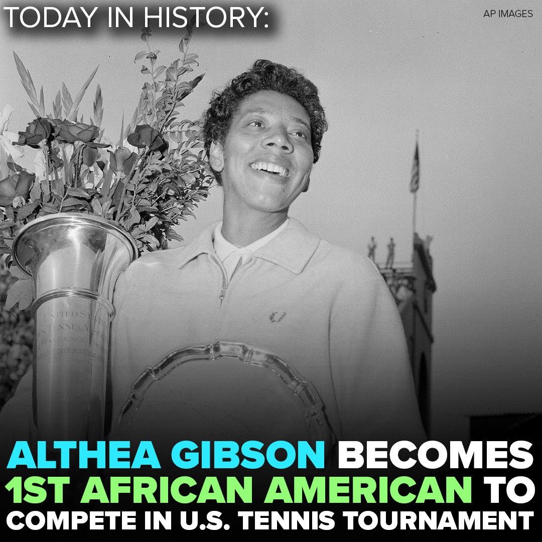 On this day in 1950, Harlem native Althea Gibson became the first ...