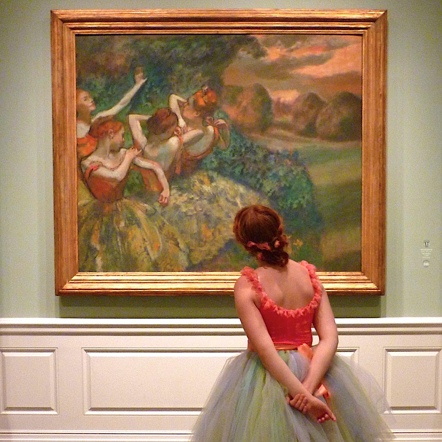 National Gallery of Art on Twitter: "Tutu blessed to be stressed 🩰 🖼: Edgar Degas, “Four Dancers ...