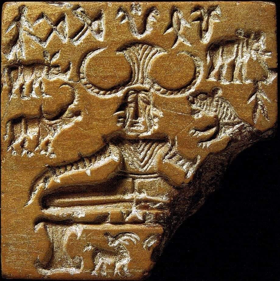 The Pashupati Seal also known Mahayogi seal, Proto-Shiva seal is a ...
