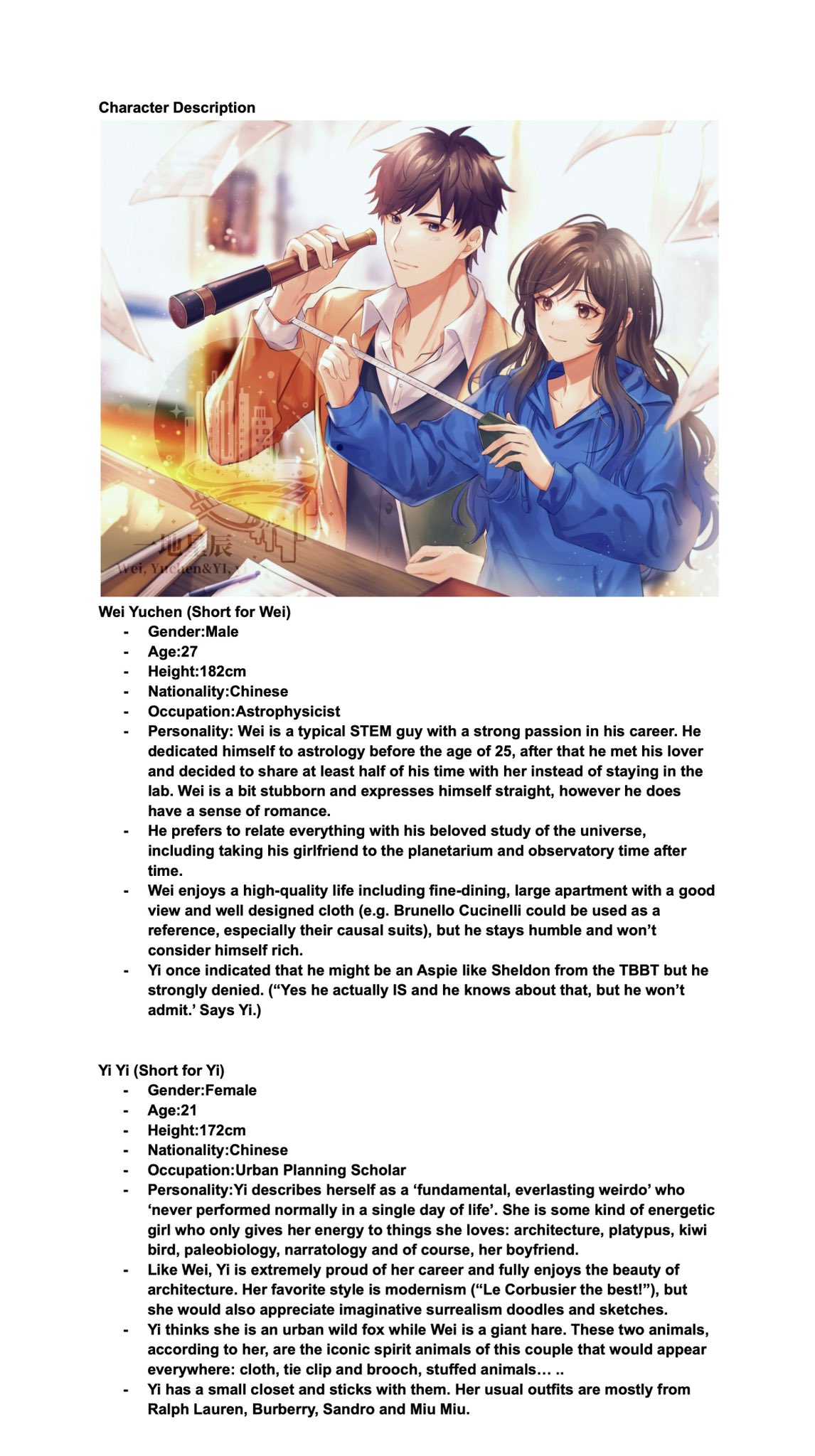 YItheFOX on Twitter: "【References for Skeb Illustrators】 Wei&Yi https://t.co/1f6oeDmGh1" / Twitter