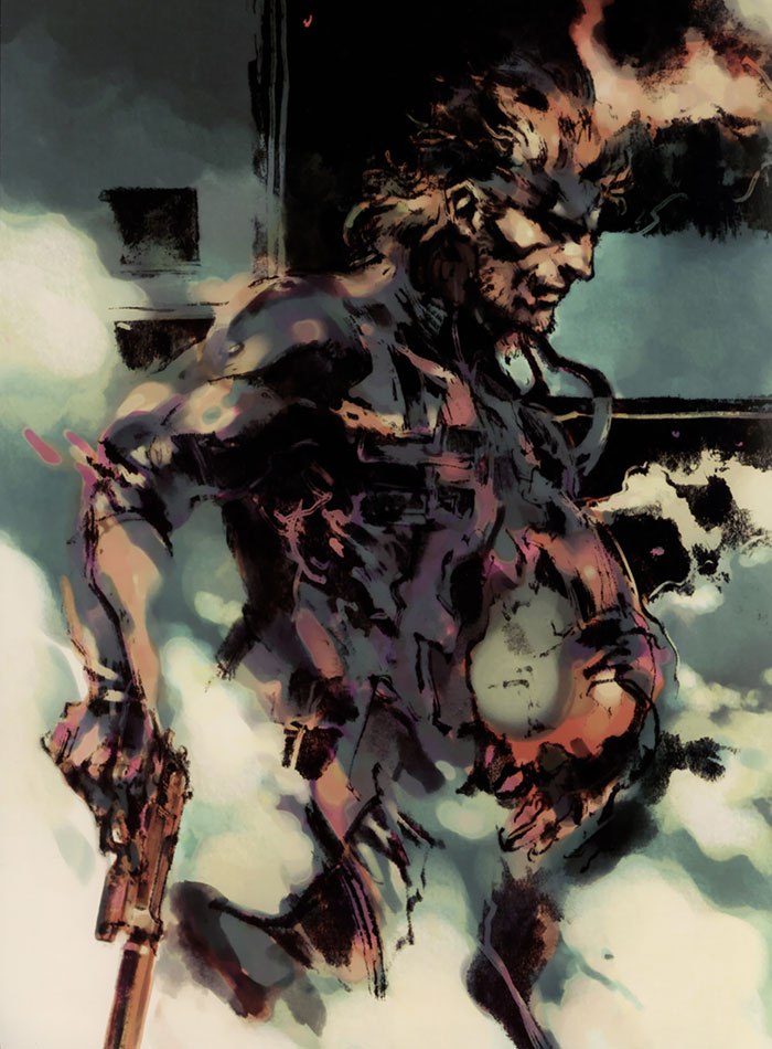 NBA Jam (the book) on Twitter: "Yoji Shinkawa's 2001 art of Solid Snake for Metal Gear Solid 2 ...