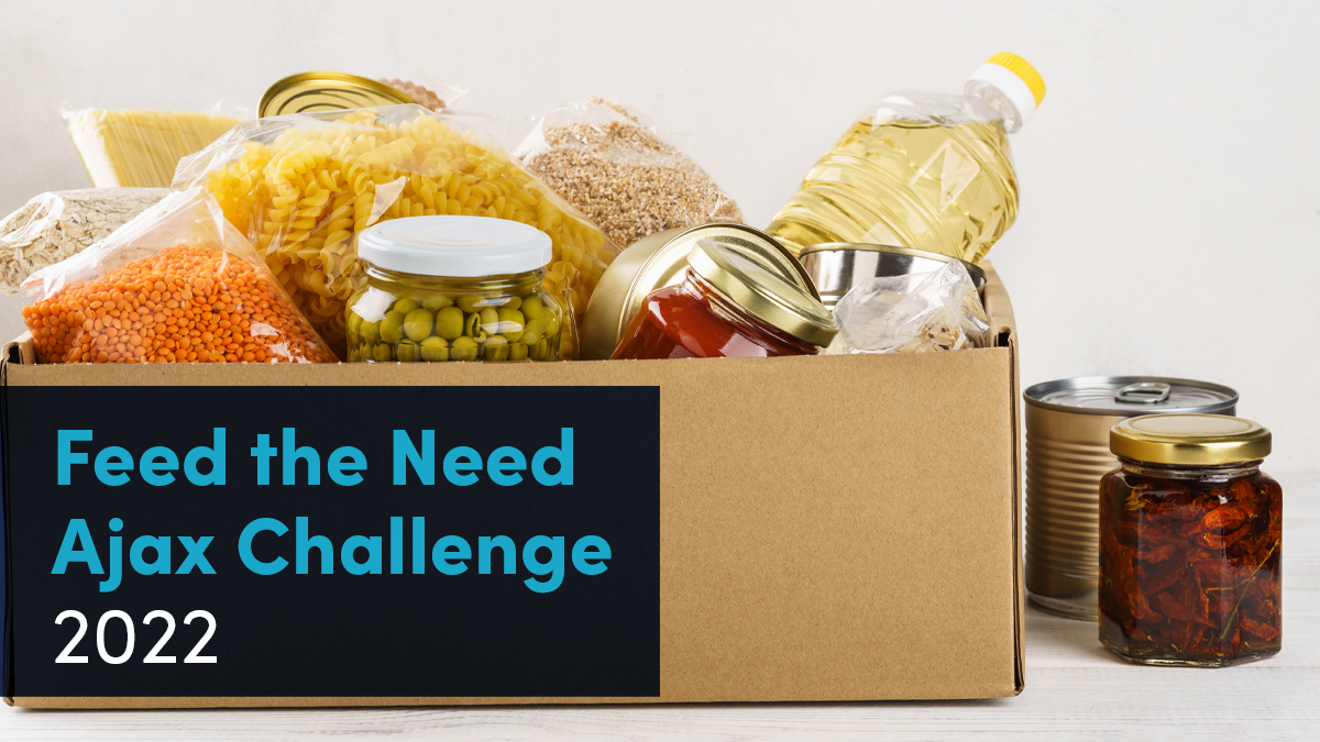 Town of Ajax on Twitter: "The Feed the Need Ajax Challenge has begun!🍽️ Donate non-perishable ...