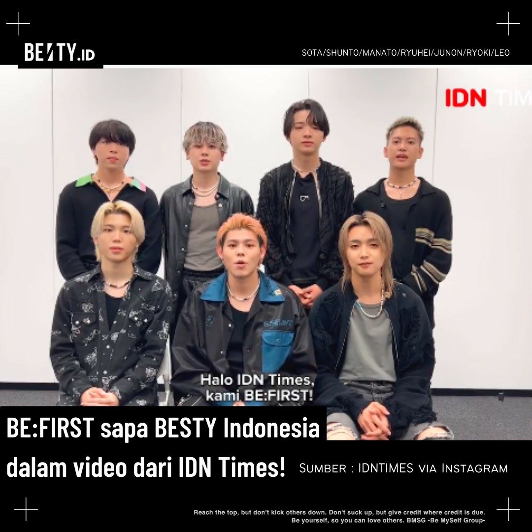 BE:FIRST Indonesian Fans🇮🇩 on Twitter: "“Sampai Jumpa, Ayang!” kata Ryuhei buat para ayang ...