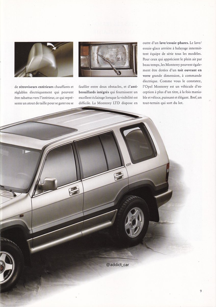 Car Brochure Addict On Twitter Having Made A Fair Success Of The Frontera A Locally Built