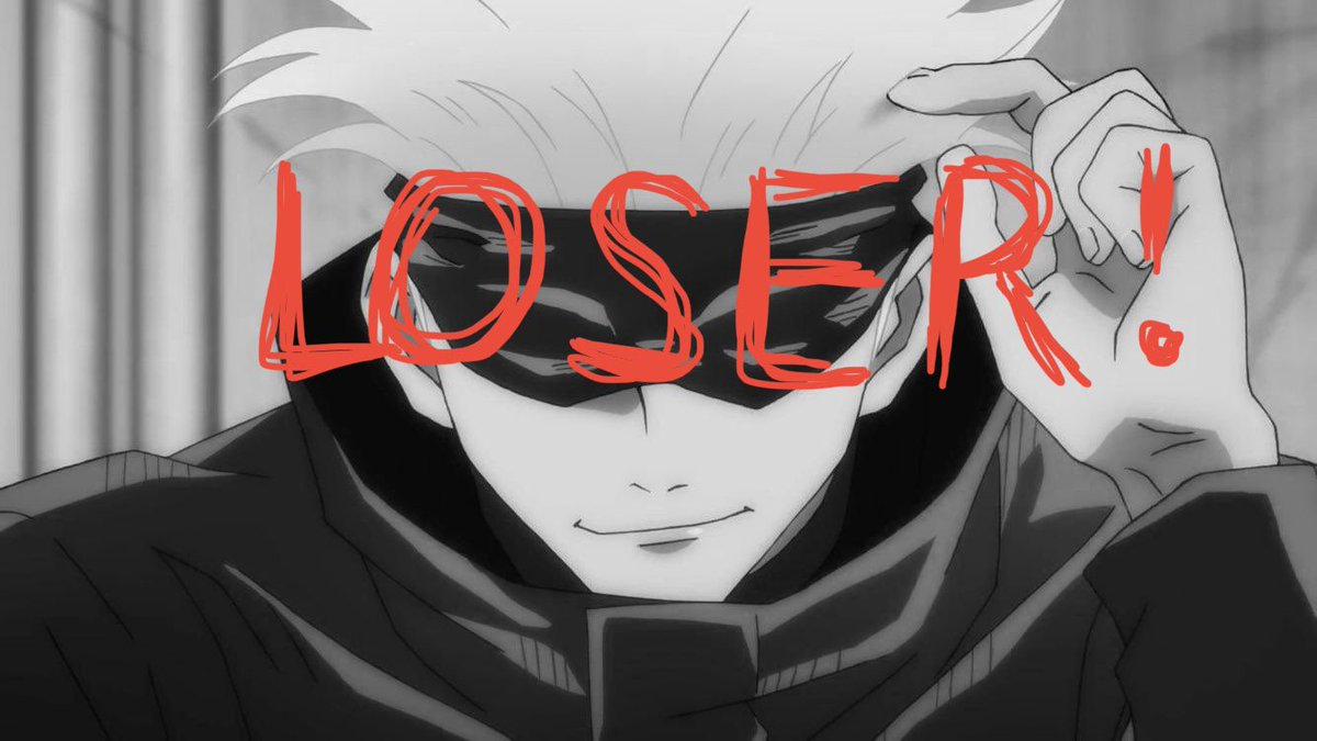 「GOODBYE LOSER GOJO SATORU lost his one 」|🌻 [kita's jacket]のイラスト