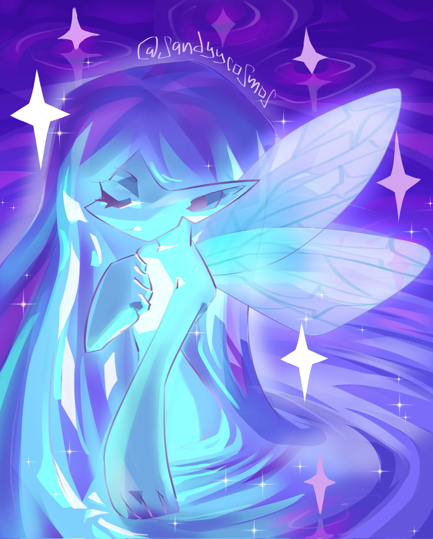 Anime Water Fairy Drawing