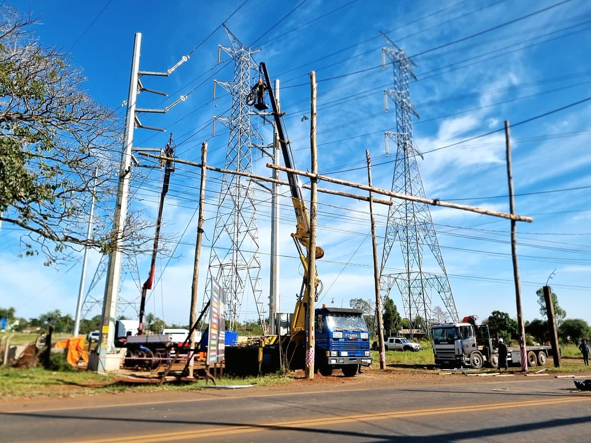ANDE Página Oficial on Twitter: "cuando entren en operación dichas obras (Línea de Transmisión ...