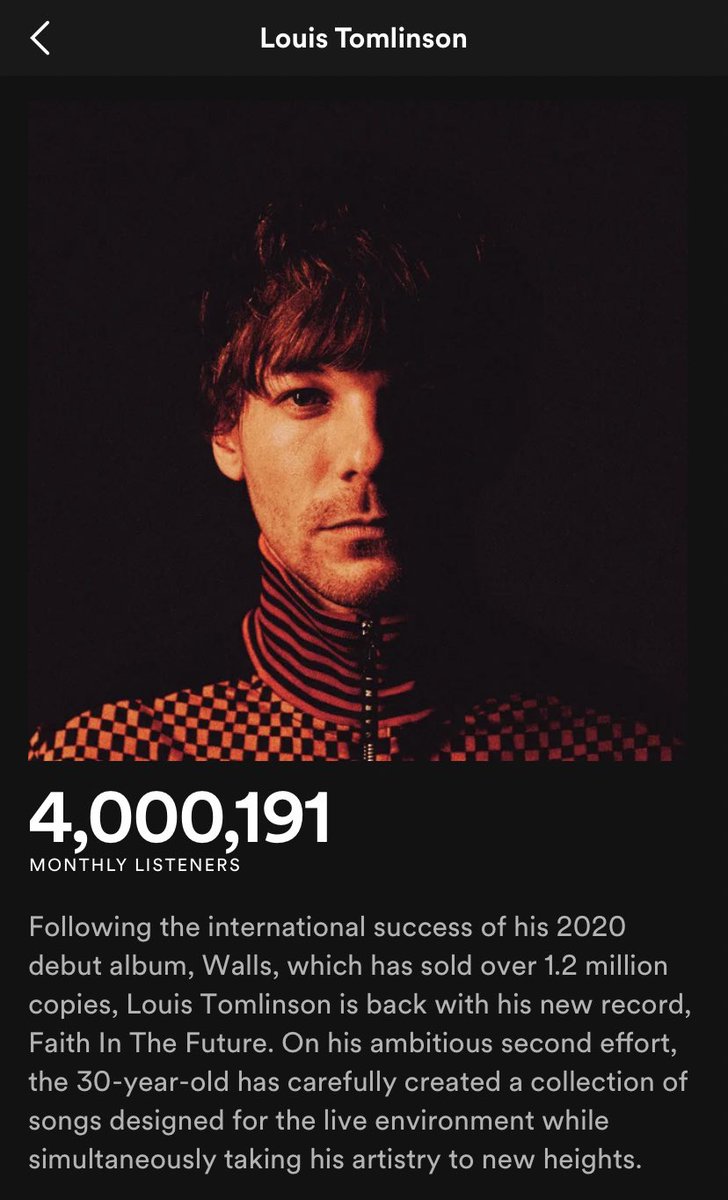 Arwen On Twitter RT HLDPromo Louis Has Just Surpassed 4 MILLION Monthly Listeners On arwen-on-twitter-rt-hldpromo-louis-has-just-surpassed-4-million-monthly-listeners-on