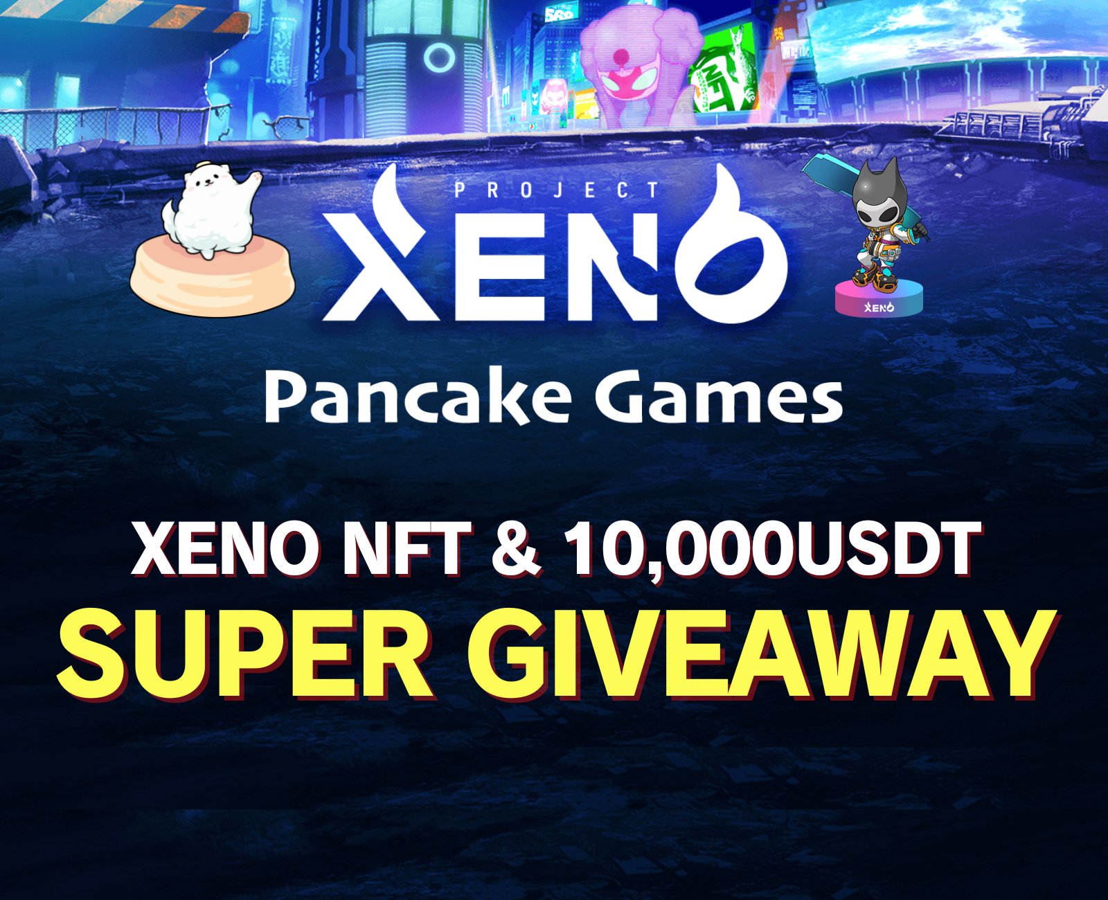 PROJECT XENO on Twitter: "🔥XENO NFT & 10,000 USDT #Giveaway We'll have 10,000 USDT to 1 LUCKY ...