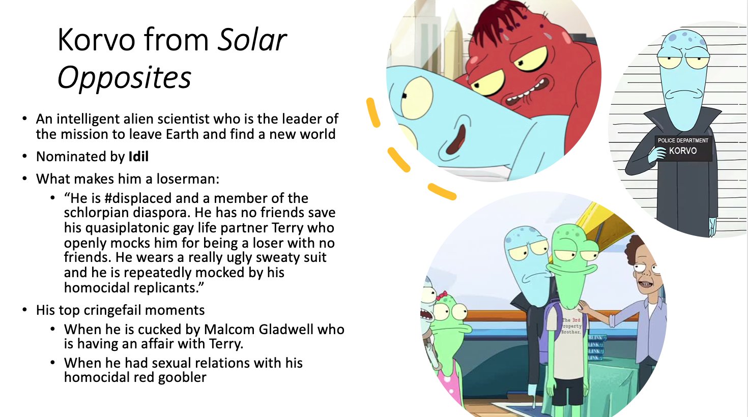 The Official Pathetic Loserman Awards 2022 on Twitter: "The solar opposite of a successful ...