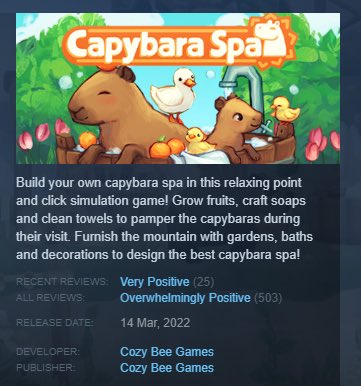gabi 🍓 on Twitter: "@Mysta_Rias since you mentioned chill week, I found this capybara game and ...