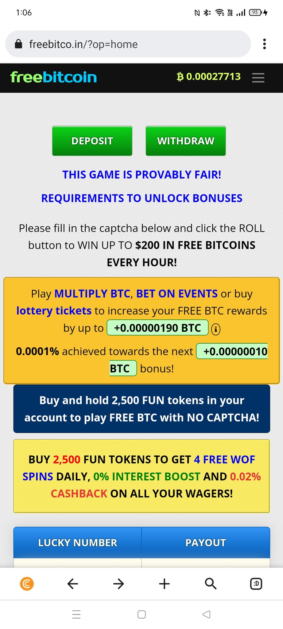 ざんまいおじさん on Twitter: "#FreeBitcoin +0.00000282BTC🚀 #faucet #Bitcoin #btc #free https://t.co ...