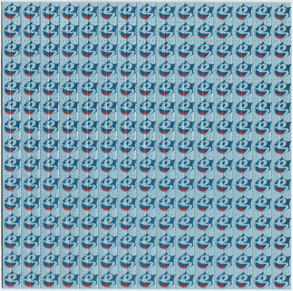 'Blotter Art' dates from the 60s, and refers to the colorfully-designed ...