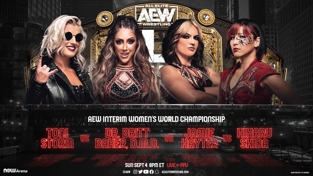 NailsAndNY - Egomaniac on Twitter: "RT @AEWonTV: Four women, one championship. Who will take ...
