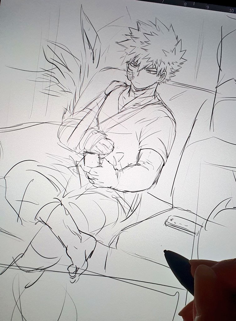 Athena-av art🧡💚 STORE OPEN!Preorders until oct 9 on Twitter: "#WIP #WorkinProgress #sketch Let's ...