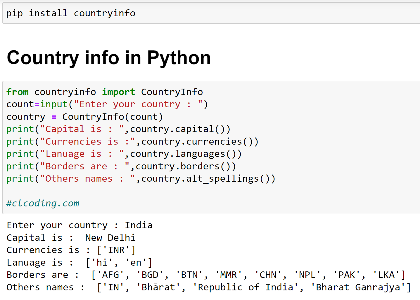 Python Coding (@clcoding) / Twitter