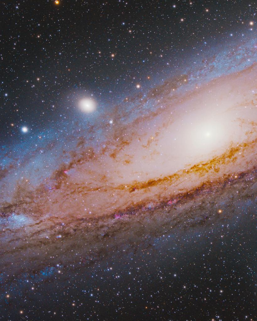 🔭astrobackyard On Twitter Close Up Of The Enormous Andromeda Galaxy