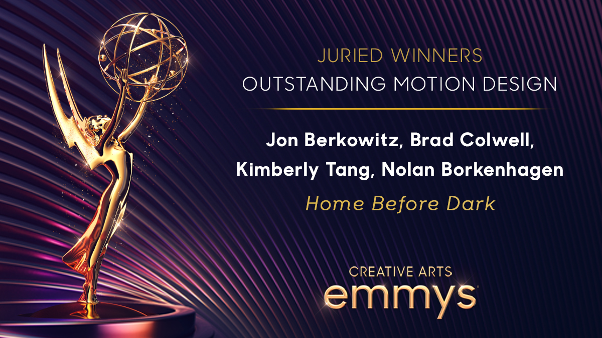The juried #Emmy for Outstanding Motion Design goes to Jon Berkowitz ...