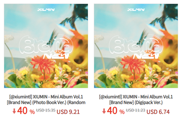 Ktown4u_com on Twitter: "#Ktown4u x @xiumintl 💿 #XIUMIN - Mini Album Vol.1 [Brand New ...