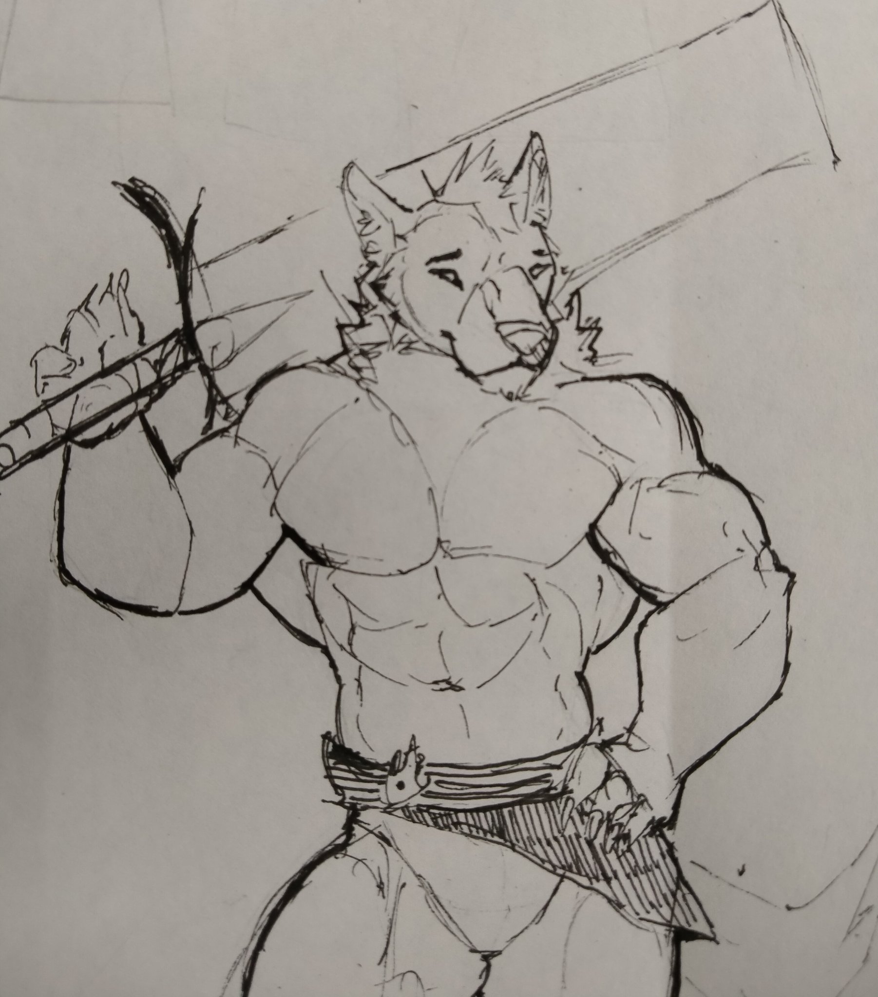 Ro'Enzo on Twitter: "Random wolf sketch🐺 https://t.co/KAmRlZ4UXg" / Twitter