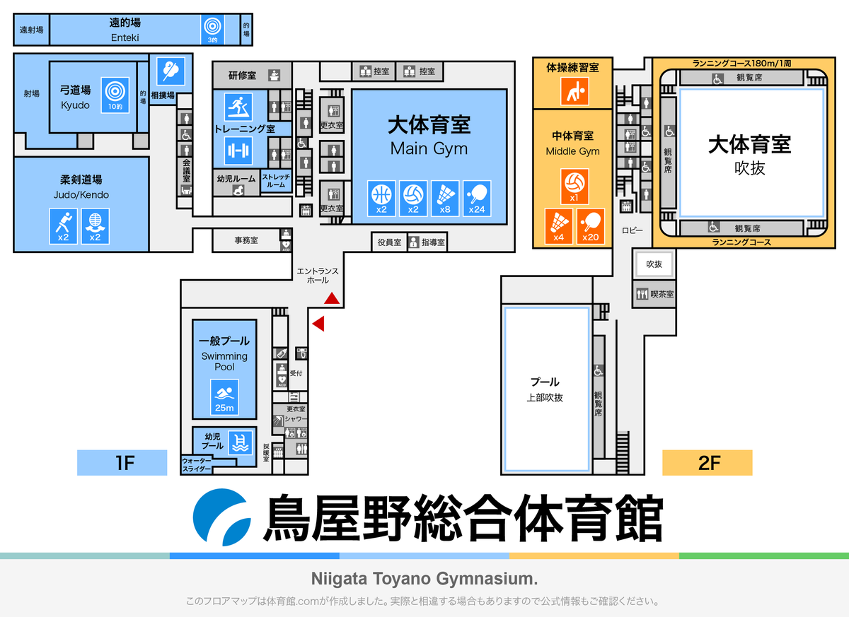 MUSIC-MDATA on Twitter: "RT @livewalker: 鳥屋野総合体育館（新潟県新潟市中央区/体育館） https://livewalker.com/web ...