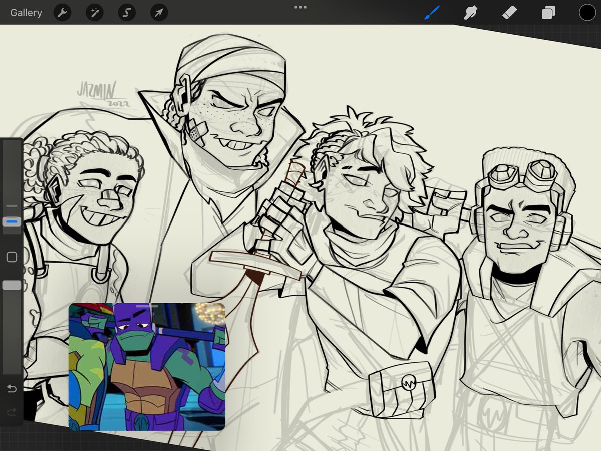 「Work doodle #riseoftheTMNT #rottmnt #rottmntfanart 」Jazmin 🏵️ COMM ...