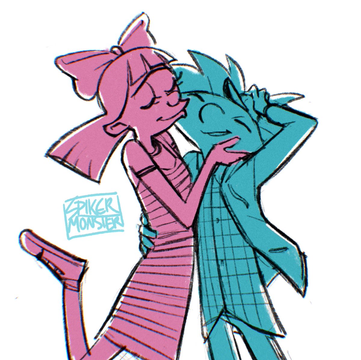 「might finish this later but also i might」|RIP Spike R. Monster 🦇のイラスト