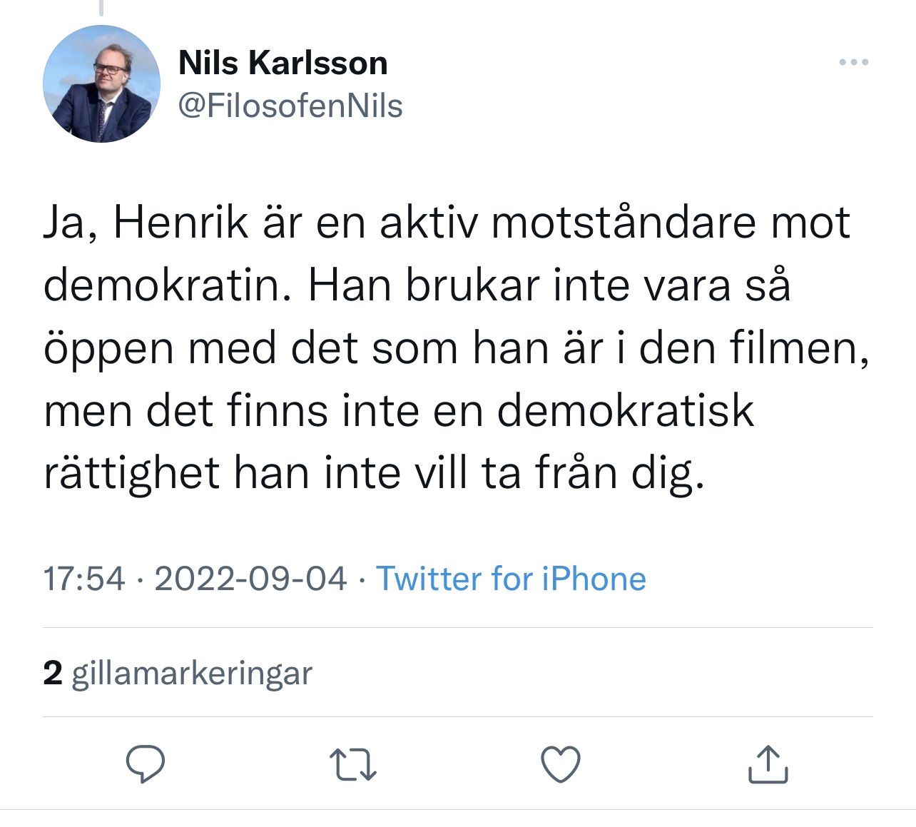 Henrik Jönsson On Twitter Den Före Detta Miljöpartistiske