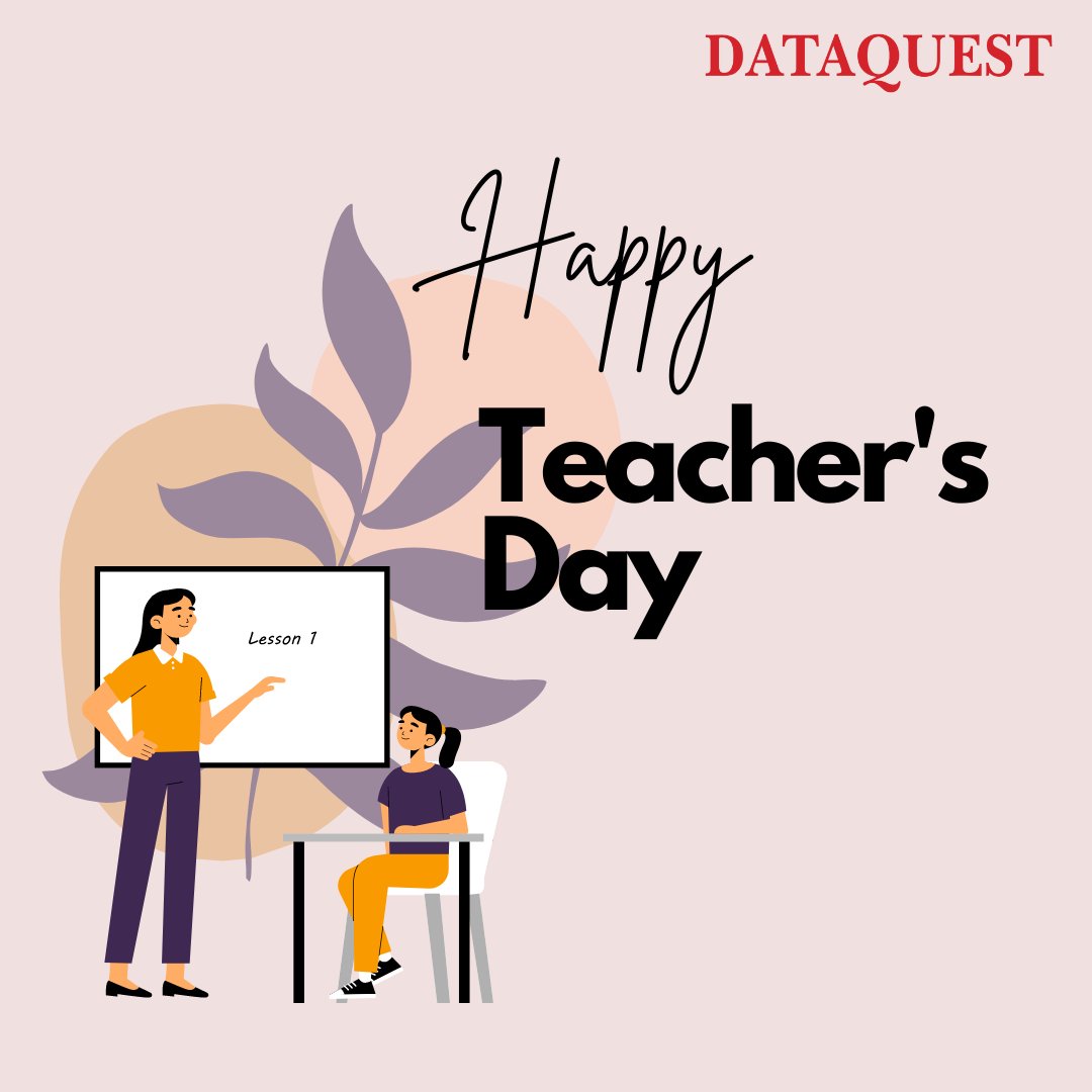 Dataquest on Twitter: "To the world you may just be a Teacher, but to ...