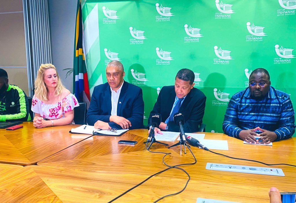City of Tshwane on Twitter: "RT @tshwane_mayor: City of Tshwane multiparty coalition govt is ...