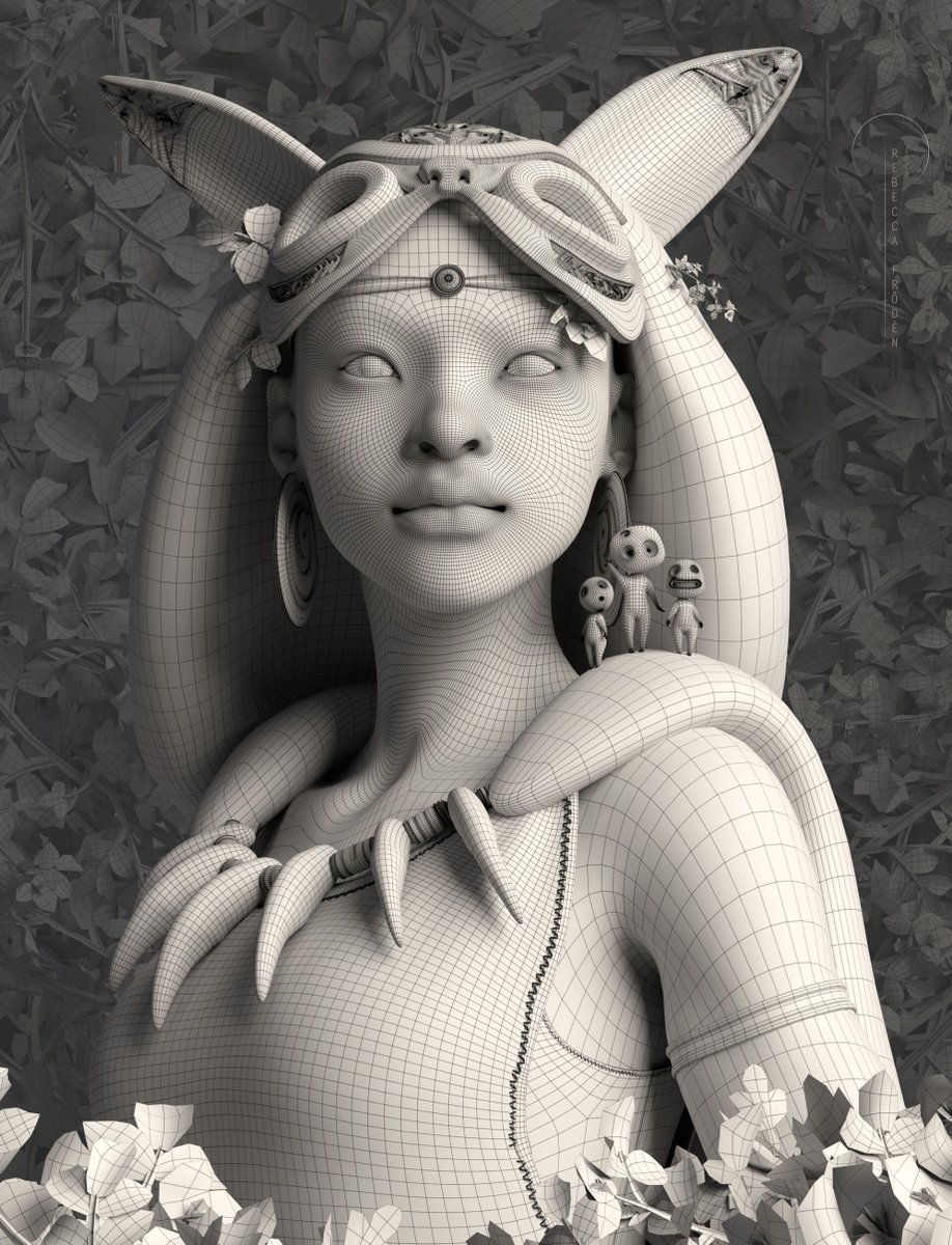 80 LEVEL on Twitter: "3D Artist Rebecca Frödén presented a realistic 3D recreation of Princess ...