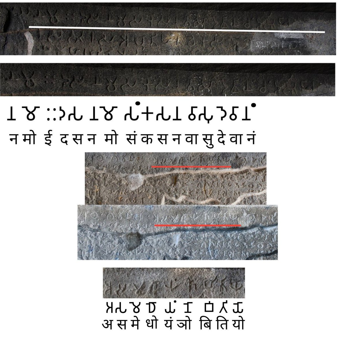 This is sick Shunga Inscriptions confirm that they performed Ashvamedha ...