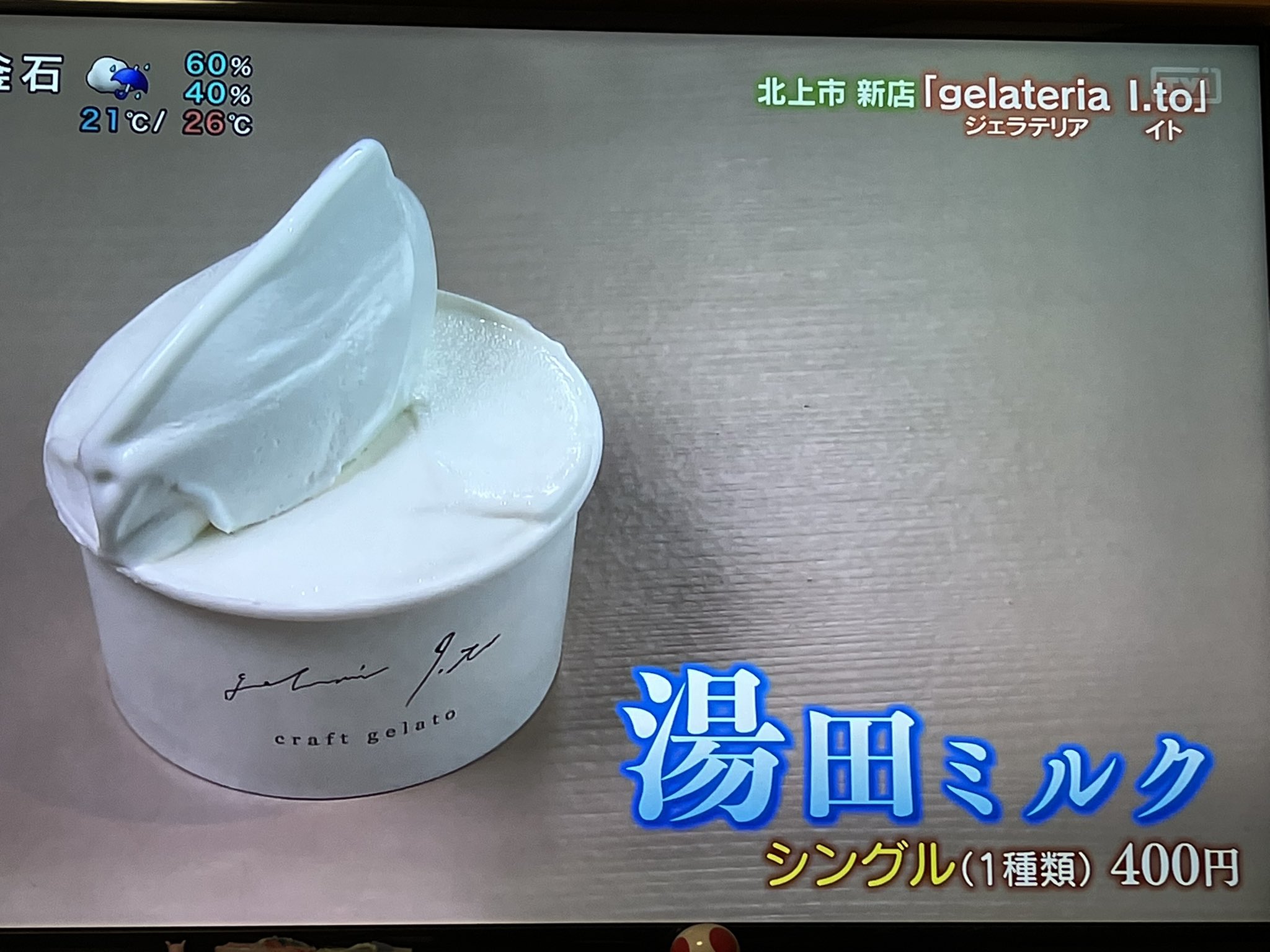 あっきー@ on Twitter: "5きげんテレビ gelateria https://t.co/v3chTOtHgq(ジェラテリアイト) 美味しそう https://t.co ...