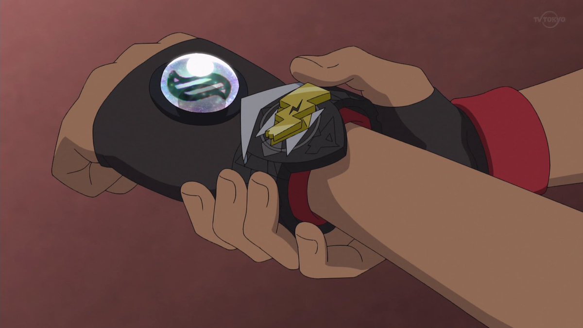 Our Pokémon Champion Ash Ketchum setting up his Mega Gloves (Keystone ...