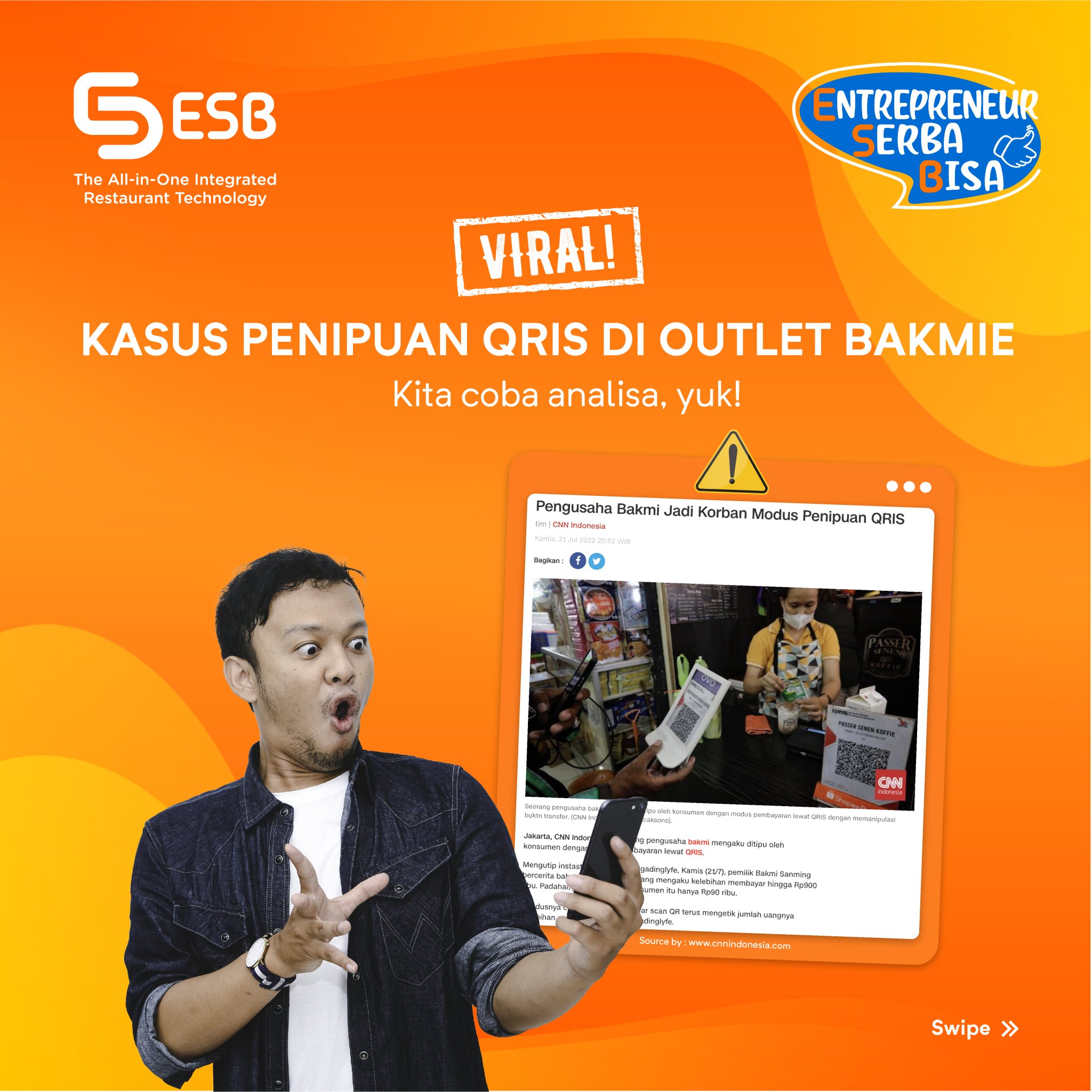 ESB | Sistem POS & ERP Terintegrasi on Twitter: "🚨HATI-HATI! Transaksi QRIS jadi sasaran ...