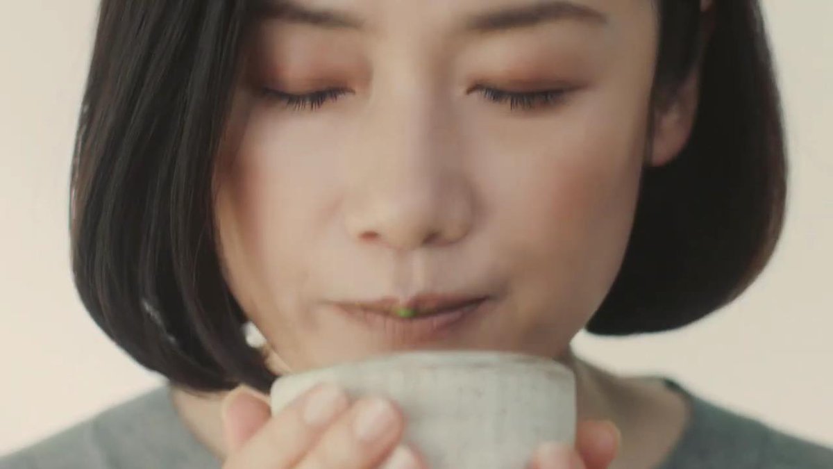 動画NOW on Twitter: "原田知世 が出演する 味の素AGF ブレンディ のCM 抹茶一服「初めての抹茶一服」篇。 https://douganow.jp/archives ...
