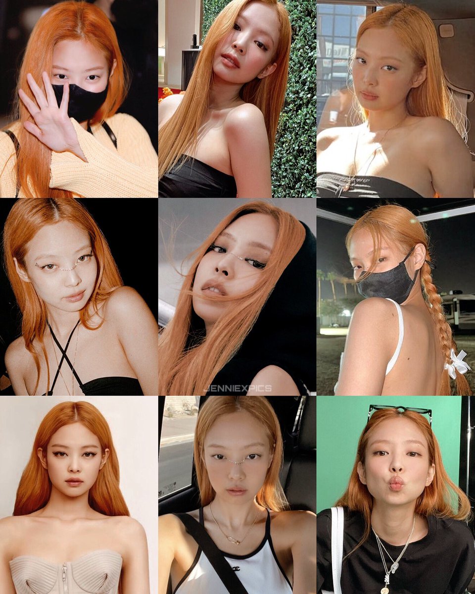 jennie pics on Twitter: "ginger jennie is back 🧡"